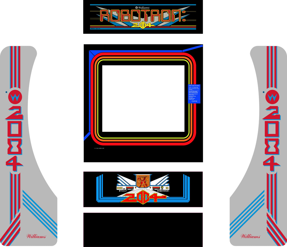 Robotron Arcade1Up Partycade Decal Kit – Escape Pod Online