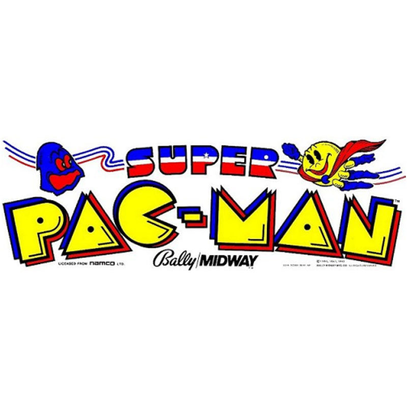 Super Pac-Man Arcade Marquee – Escape Pod Online