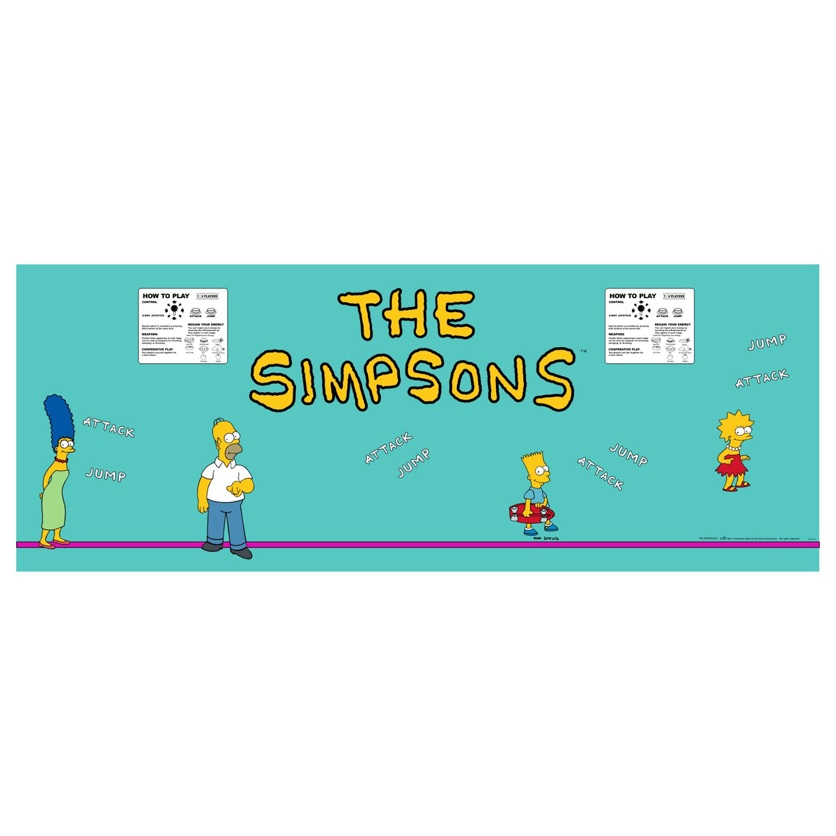 Simpsons CPO - Control Panel Overlay 4 Player – Escape Pod Online