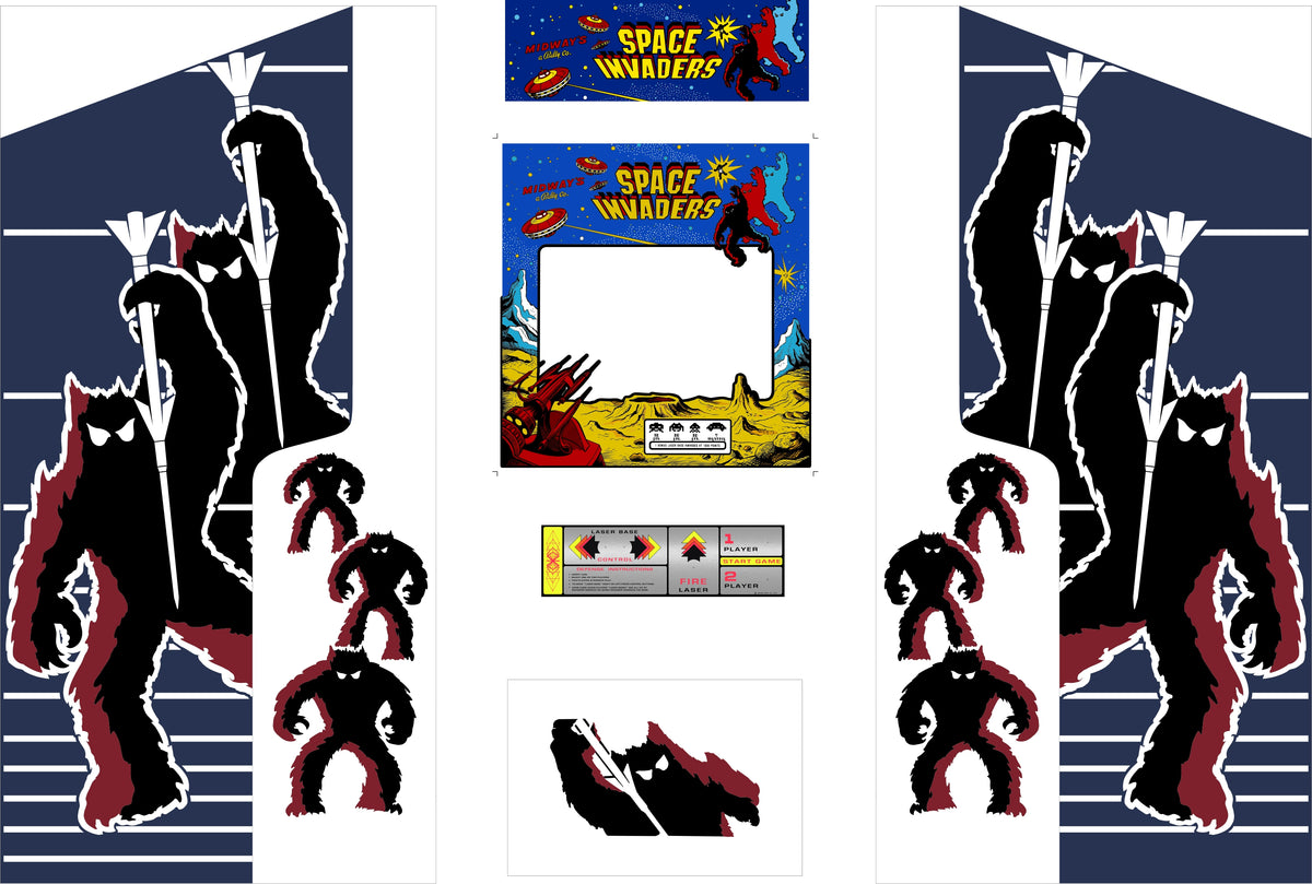 Space Invaders Complete Restoration Kit – Escape Pod Online