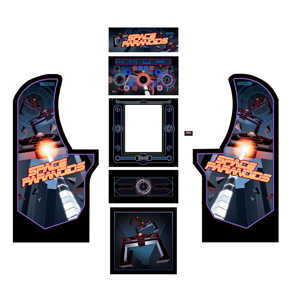 Arcade1Up - Space Paranoids Art – Escape Pod Online