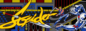 Strider Arcade Marquee – Escape Pod Online