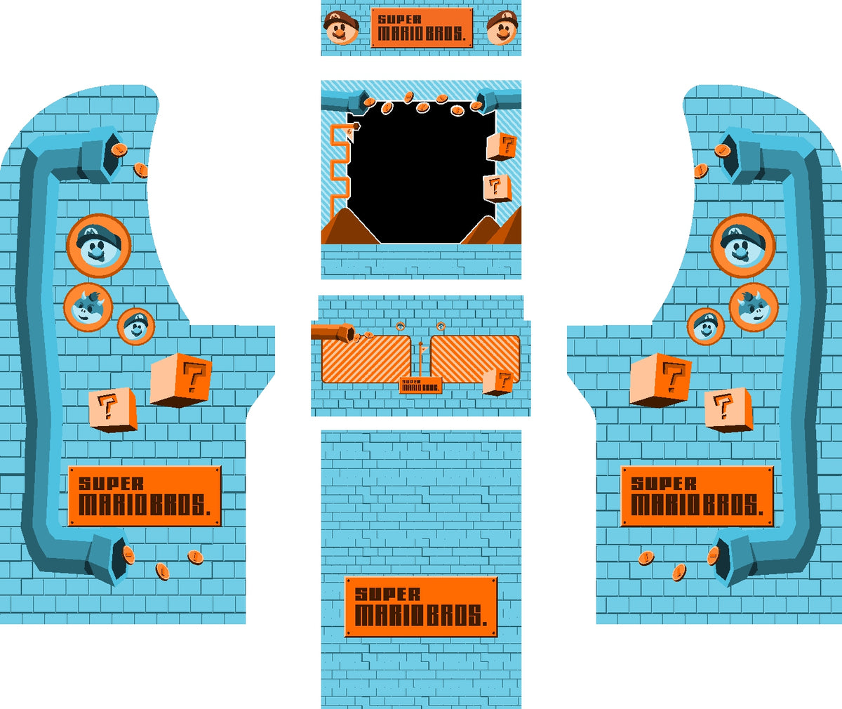 Arcade1Up - Super Mario Bros. Art – Escape Pod Online