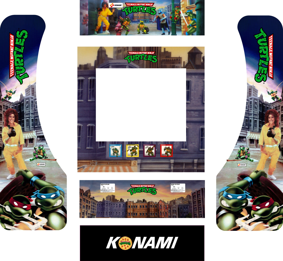 TMNT Turtles Arcade1Up Partycade Decal Kit – Escape Pod Online