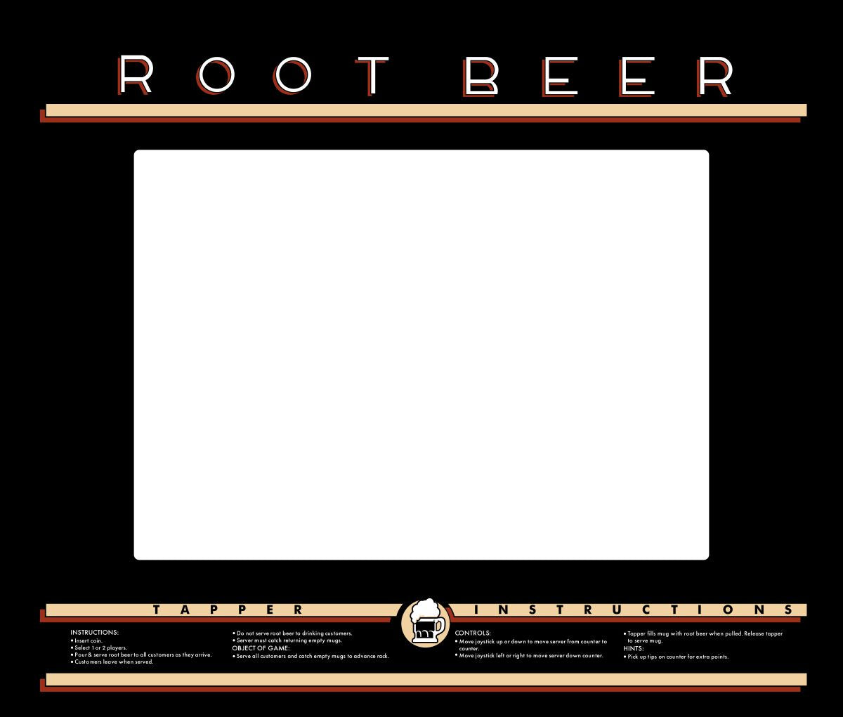 Tapper Rootbeer Arcade Bezel – Escape Pod Online