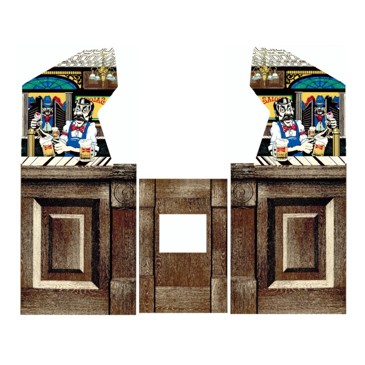 Tapper Bud Color Version Full Side Art/Kickplate Set – Escape Pod Online