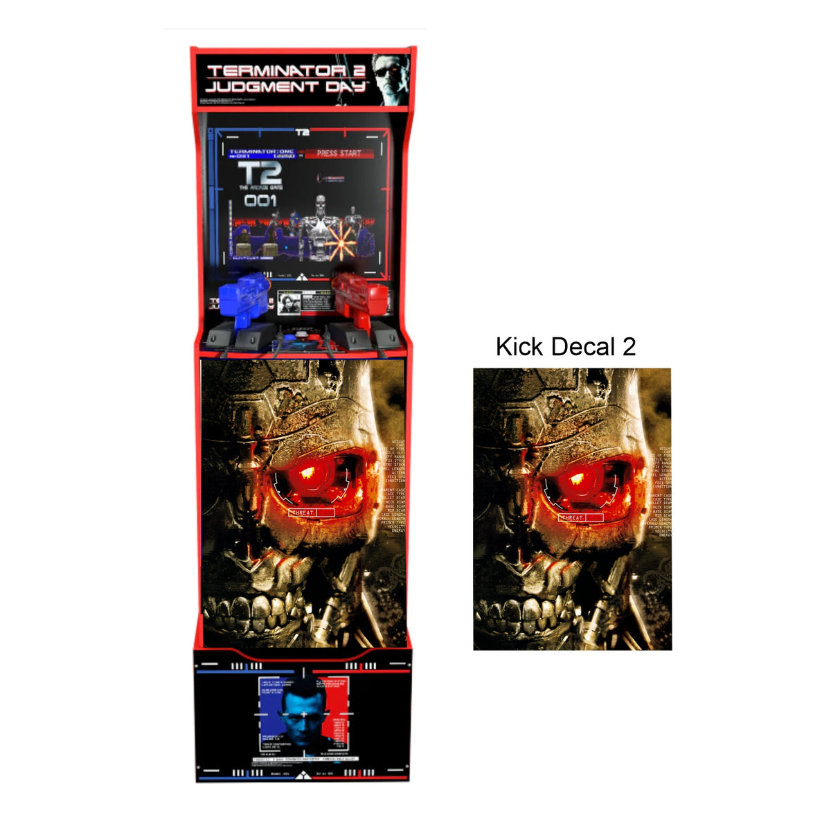 T2 Terminator 2 Kick Plate - Arcade 1Up – Escape Pod Online