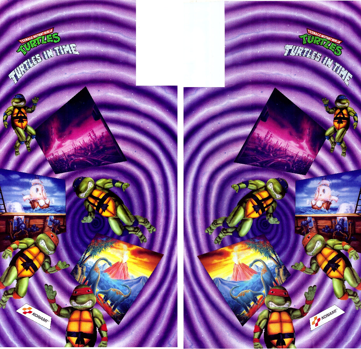 TMNT Turtles In Time (Original) - Side Art Decals – Escape Pod Online