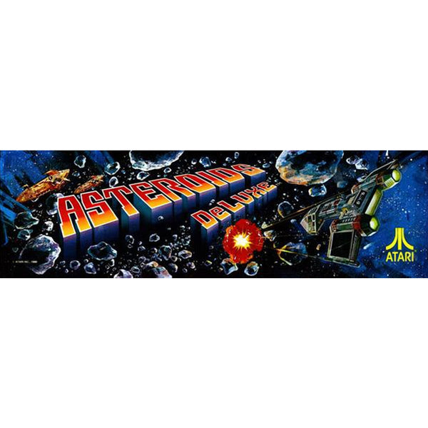 Astroids Deluxe Arcade Marquee – Escape Pod Online
