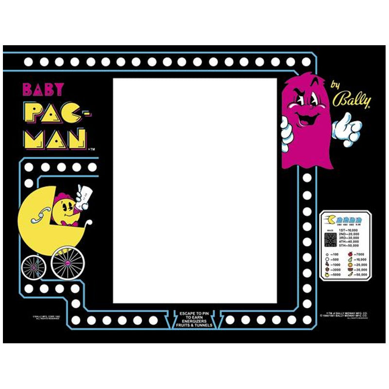 Baby Pac-Man Arcade Bezel – Escape Pod Online