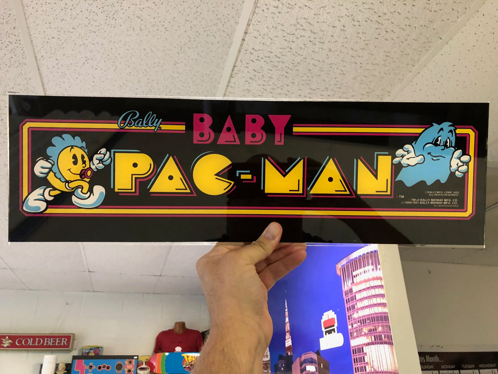 Baby Pac-Man Arcade Marquee – Escape Pod Online