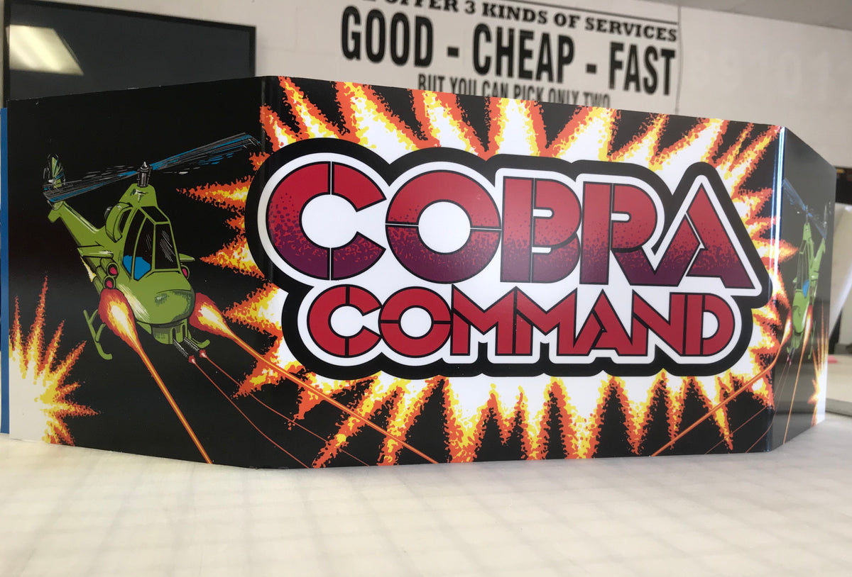 Cobra Command Marquee Plexiglass – Escape Pod Online