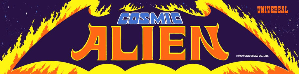 Cosmic Alien Arcade Marquee – Escape Pod Online