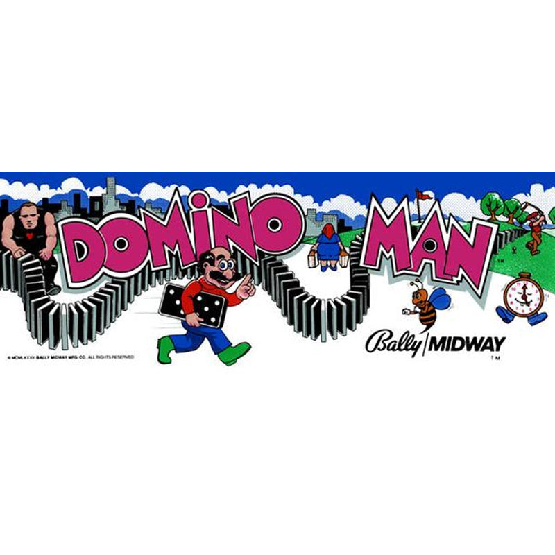 Domino Man Arcade Marquee – Escape Pod Online