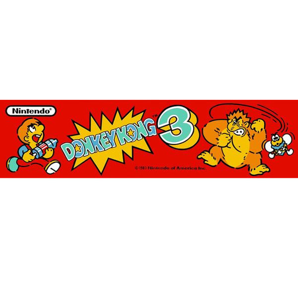Donkey Kong III Arcade Game Marquee DK3 – Escape Pod Online