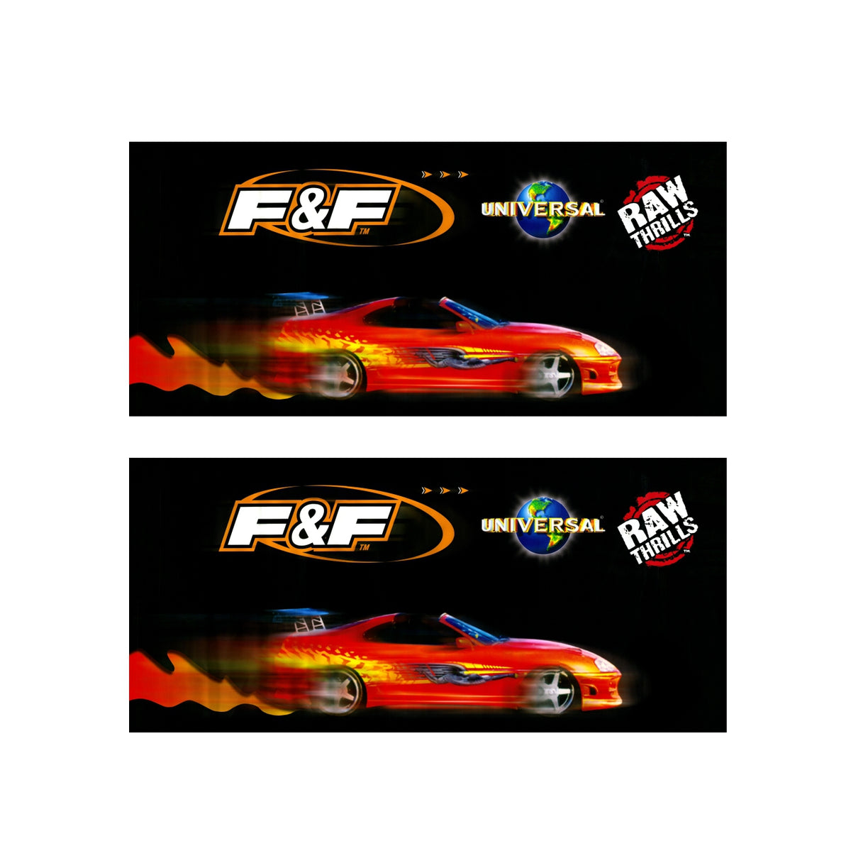 Fast & the Furious Seat Decal Set – Escape Pod Online
