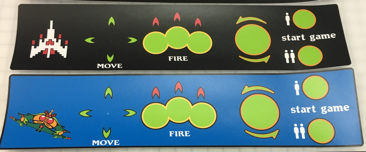 Multicade Galaga Arcade Control Panel Overlay - CPO – Escape Pod Online