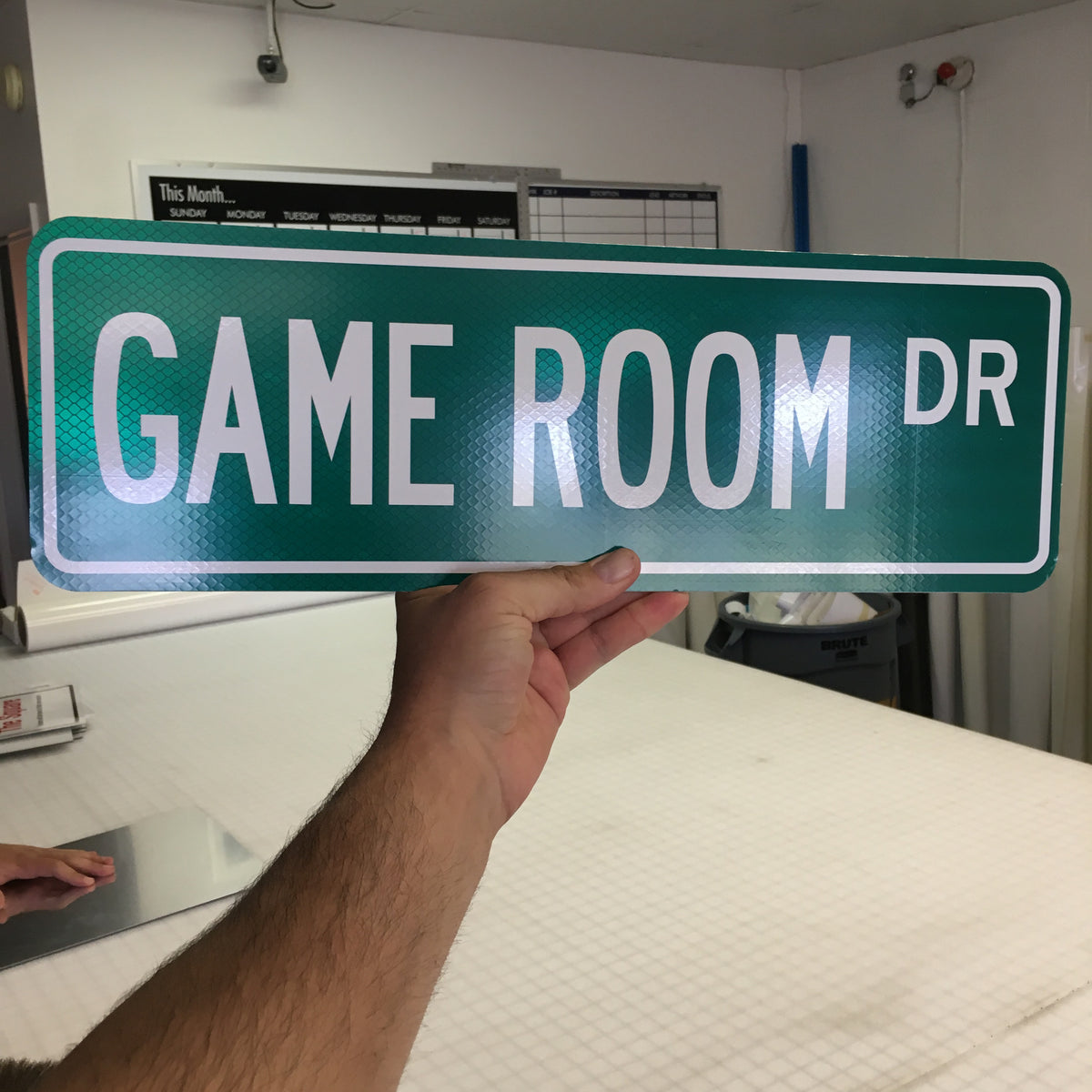Game Room or Man Cave Street Signs - Custom Street Signs – Escape Pod ...