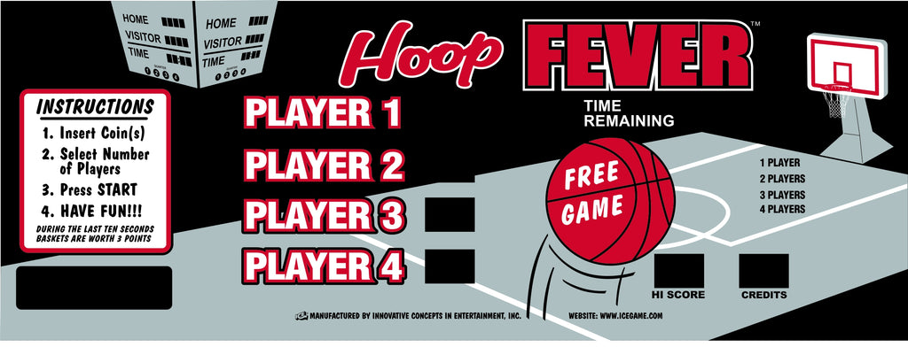 Hoop Fever Sega Arcade Marquee – Escape Pod Online