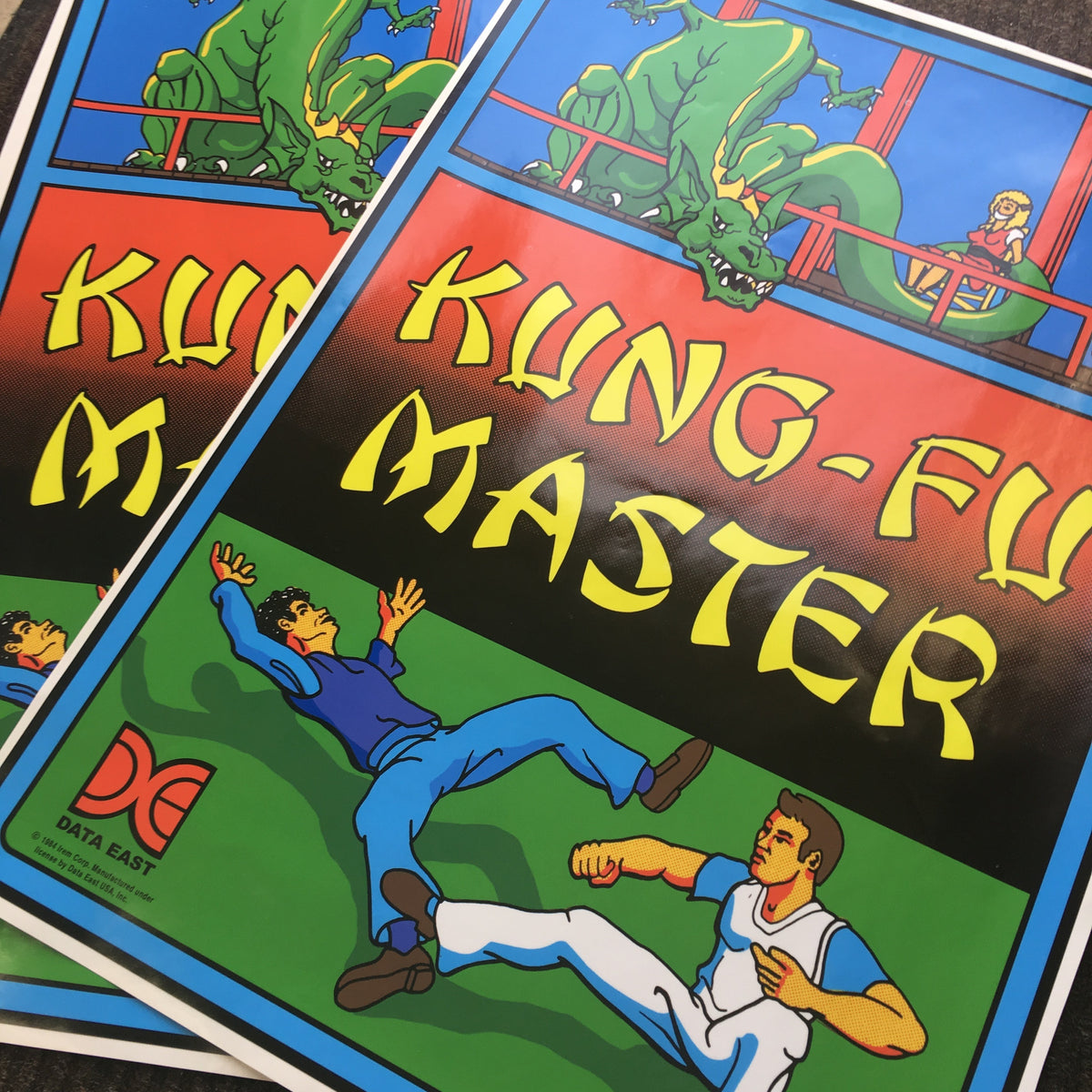 Kung Fu Master Side Art Decals – Escape Pod Online
