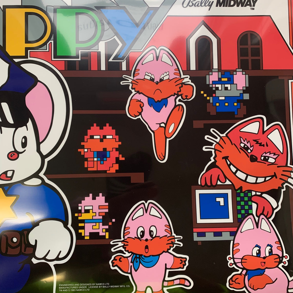 Mappy Arcade Marquee Plex Glass – Escape Pod Online