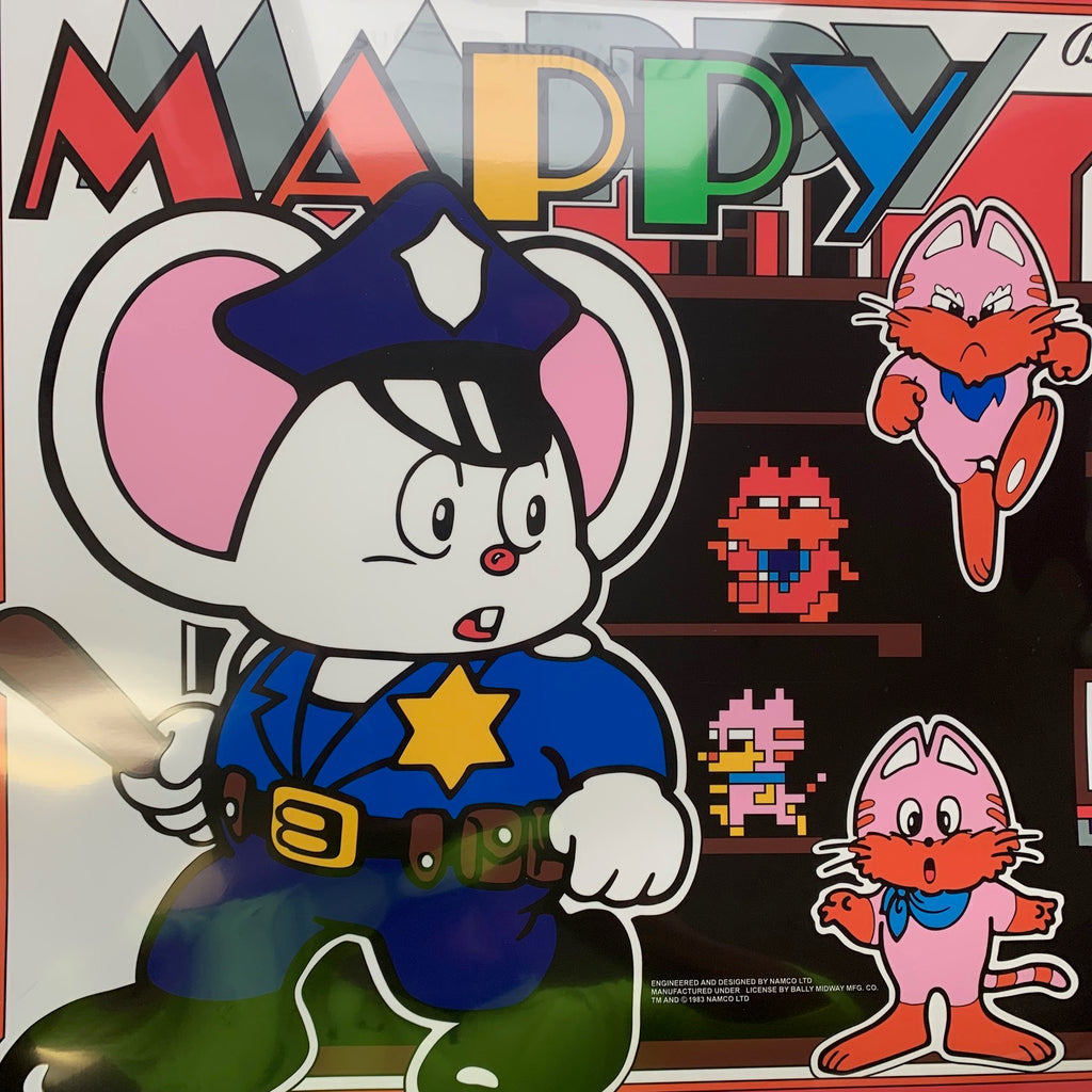 Mappy Arcade Marquee Plex Glass – Escape Pod Online