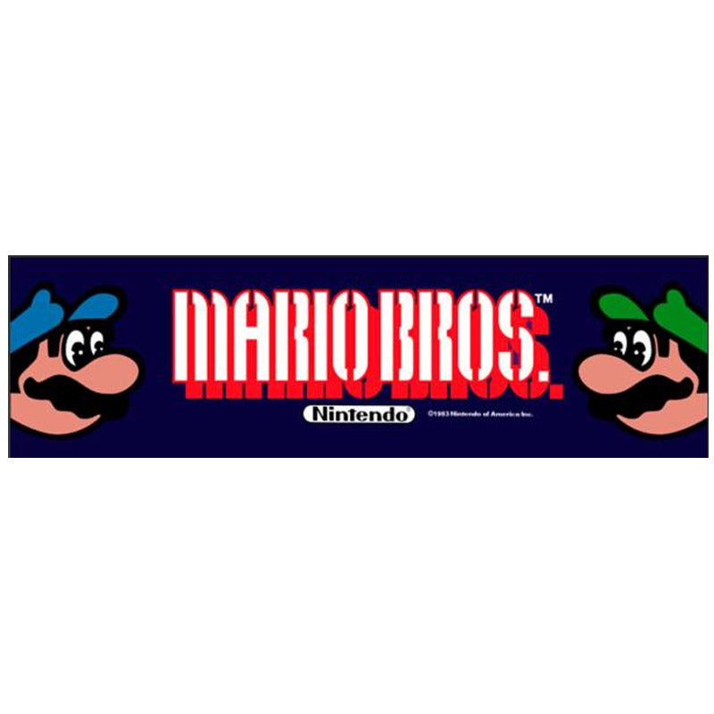 Mario Bros Arcade Logo Super Mario Bros. Nintendo Badge Arcade Super