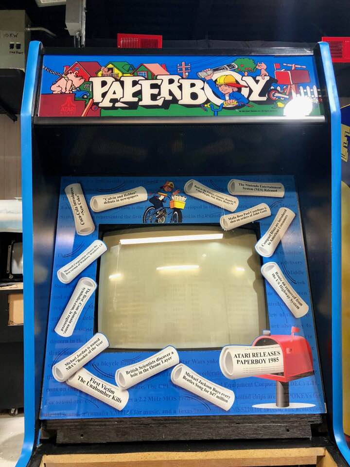 Paperboy Custom Arcade Bezel – Escape Pod Online