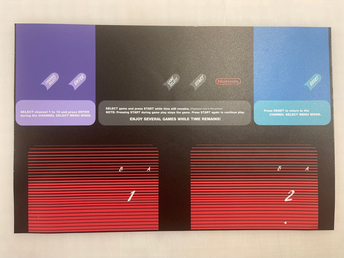 Playchoice 10 Dual Monitor Arcade Control Panel Overlay - CPO – Escape ...