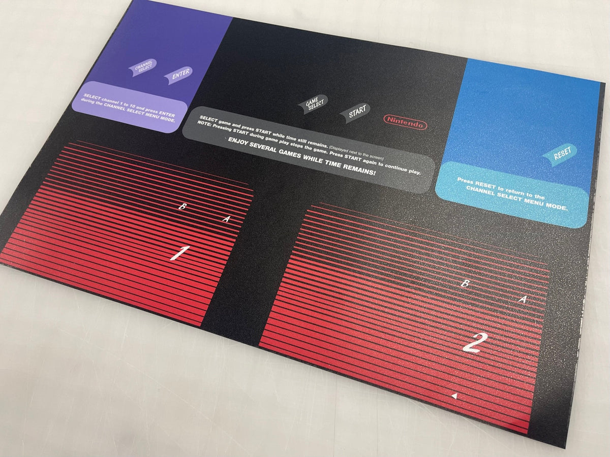 Playchoice 10 Dual Monitor Arcade Control Panel Overlay - CPO – Escape ...