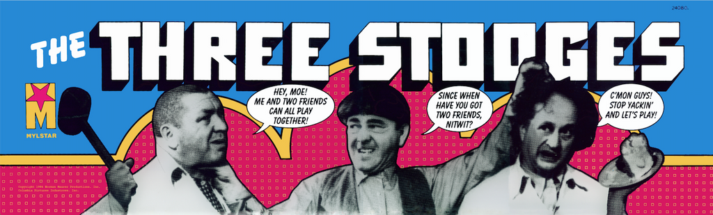Three Stooges Arcade Marquee – Escape Pod Online
