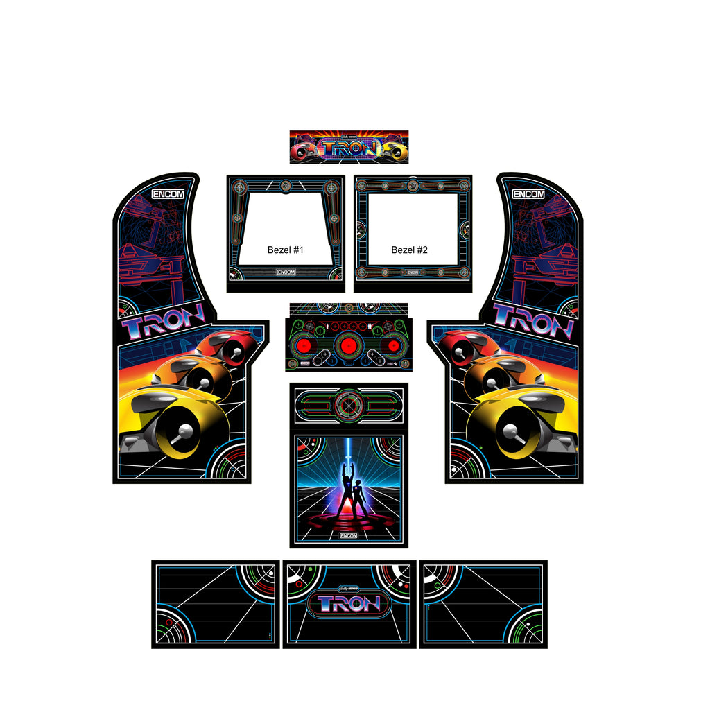 Arcade1Up - Tron Complete Art Kit – Escape Pod Online