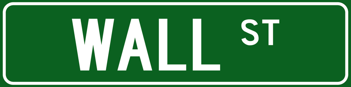 Wall Street Sign – Escape Pod Online